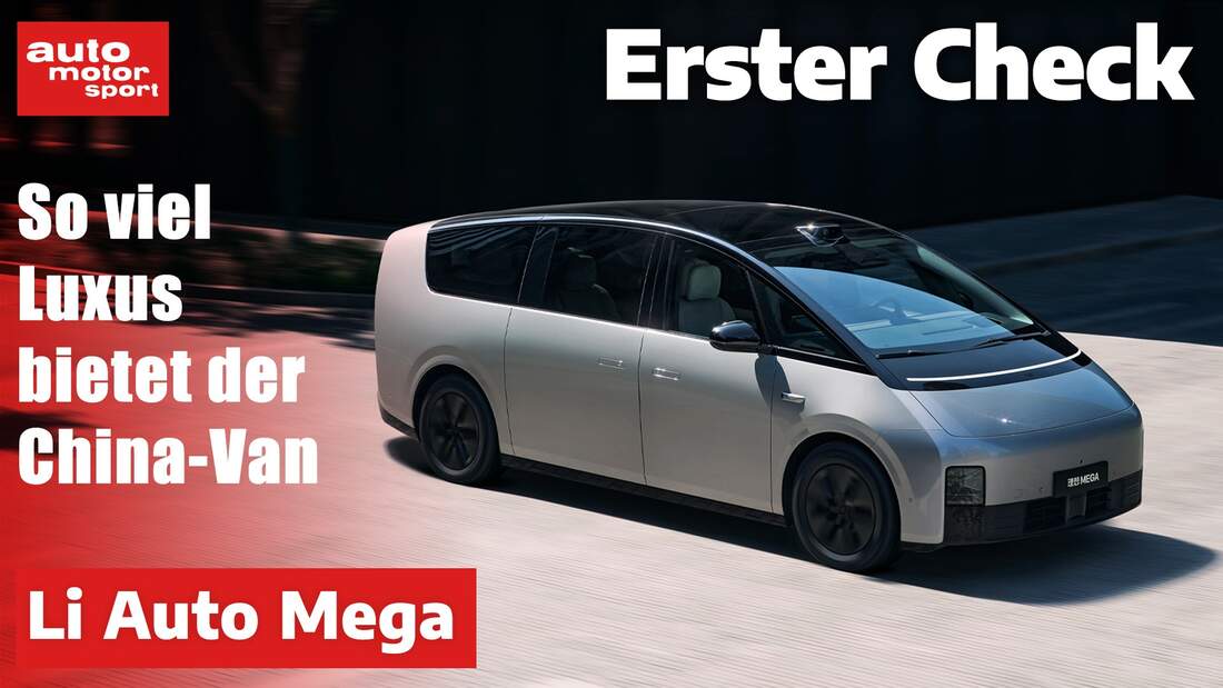 Li Auto Mega im Video: Elektrischer China-Super-Van im Detail | AUTO MOTOR UND SPORT