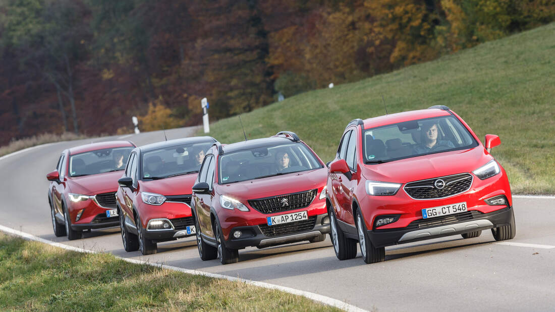 Kompakte SUV von Mazda, Opel, Peugeot und Renault im Test (Technische ...