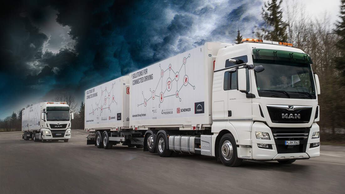 Lkw-Hersteller MAN testet auf der A9 autonome Schlepper | AUTO MOTOR ...