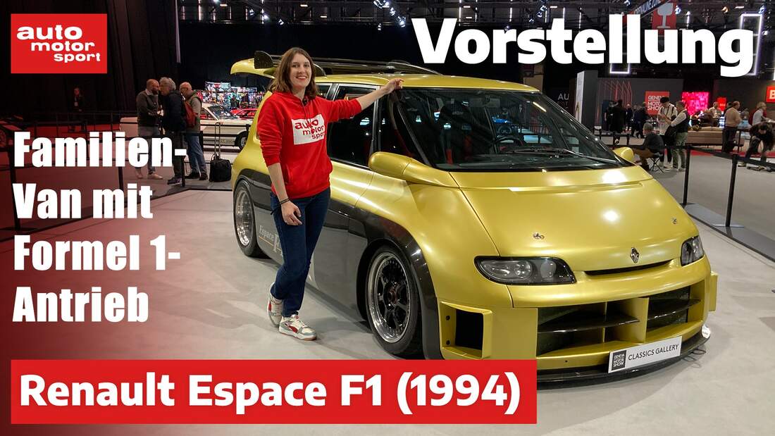 Im Video: Minivan mit Formel 1 Motor (Renault Espace 1994) | AUTO MOTOR ...