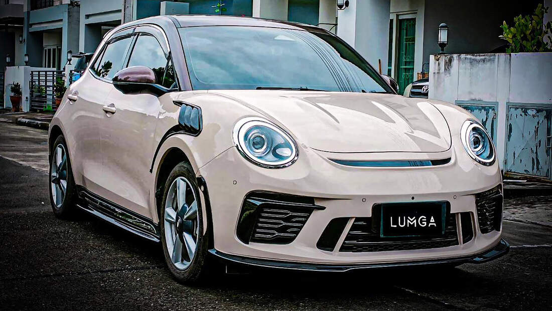 Ora Funky Cat im Porsche-Look dank Lumga Design Bodykits | AUTO MOTOR ...