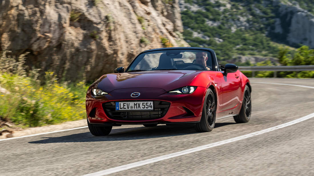 Mazda MX 5 2024: Testfahrt mit dem Facelift-Roadster | AUTO MOTOR UND SPORT