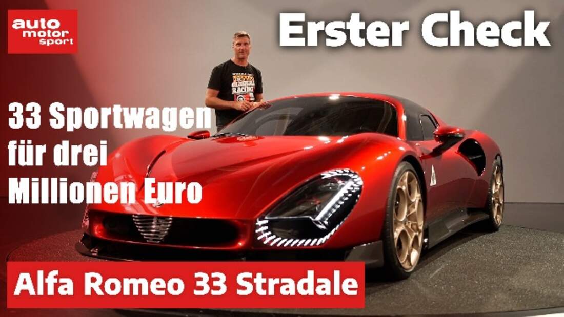 Erster Check: Alfa Romeo 33 Stradale | AUTO MOTOR UND SPORT