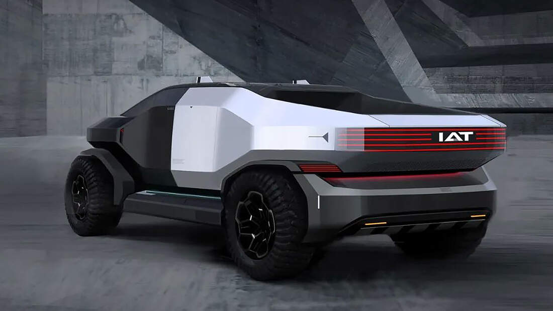 IAT Design T-Mad EV Pickup: Verrückter Pritschenwagen | AUTO MOTOR UND ...