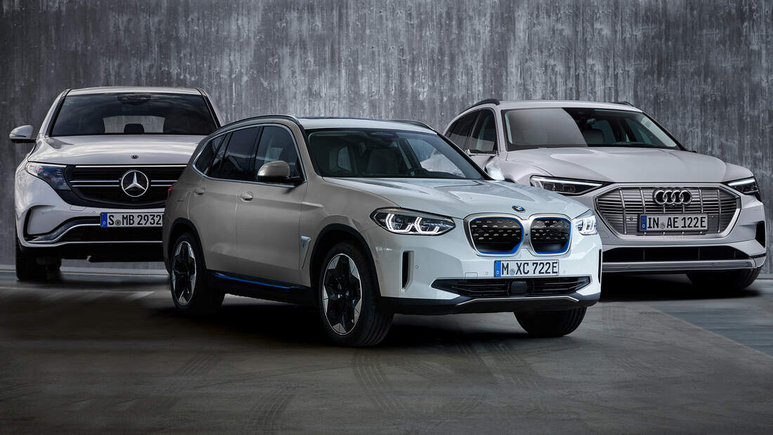 Audi E-Tron, BMW iX3 und Mercedes EQC im Datenvergleich | AUTO MOTOR UND SPORT
