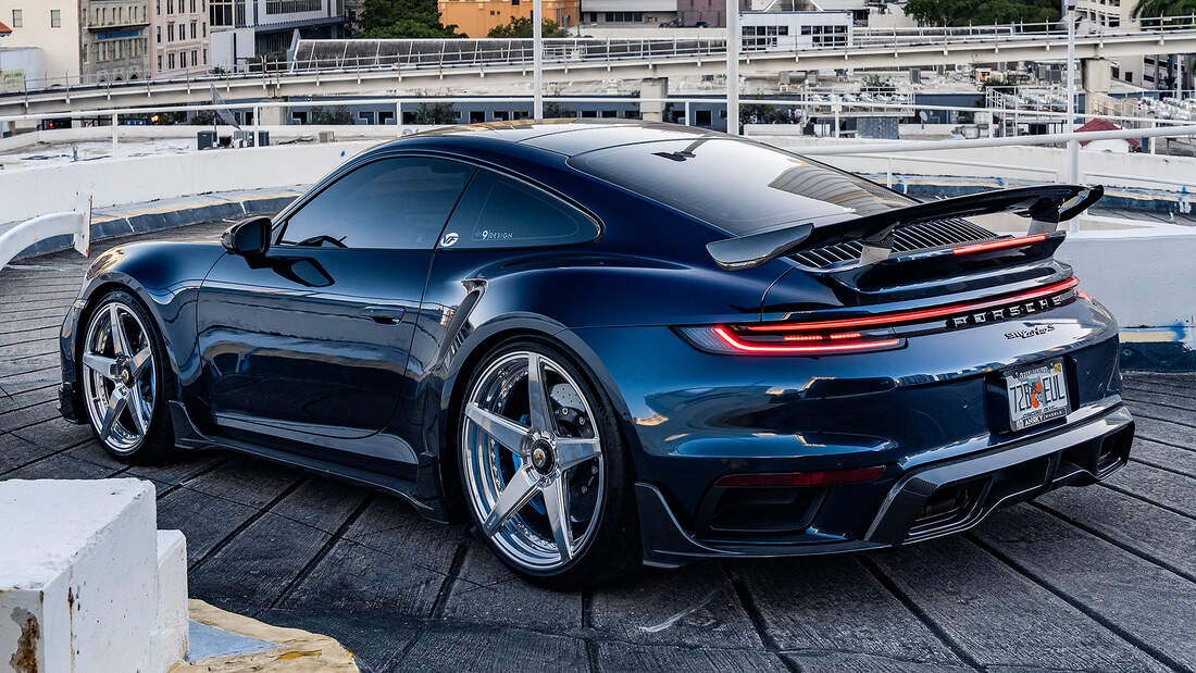 Porsche 911 (992) Turbo S von 9Design bzw. 1016 Industries