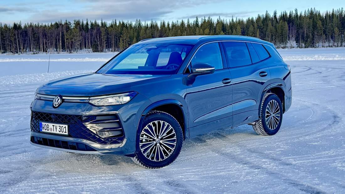 VW Tayron: Allrad-Check auf dem Eis