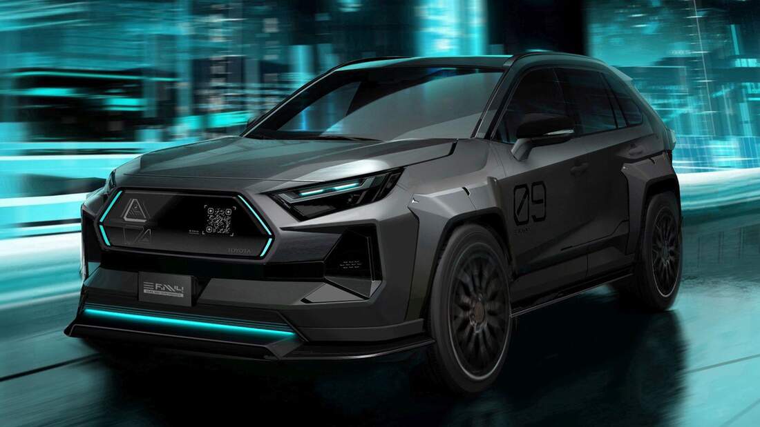 Toyota RAV4 Dark Side Performance: Scharfer Science-Fiction-SUV