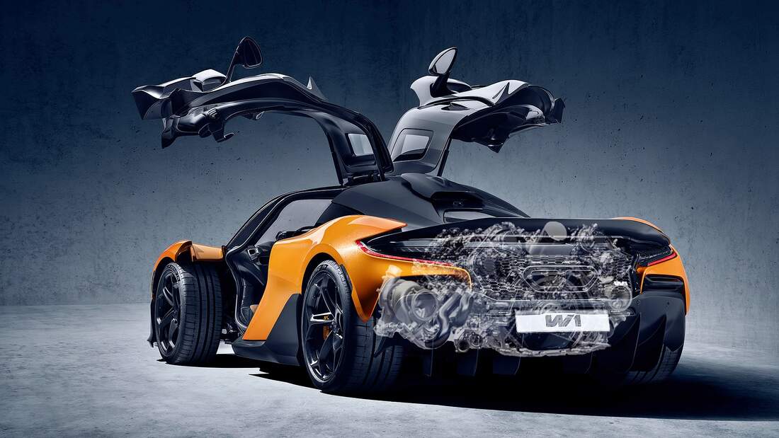 Hybrid-V8 mit 1.275 PS aus dem McLaren W1: Komplett neuer McLaren-V8 ...