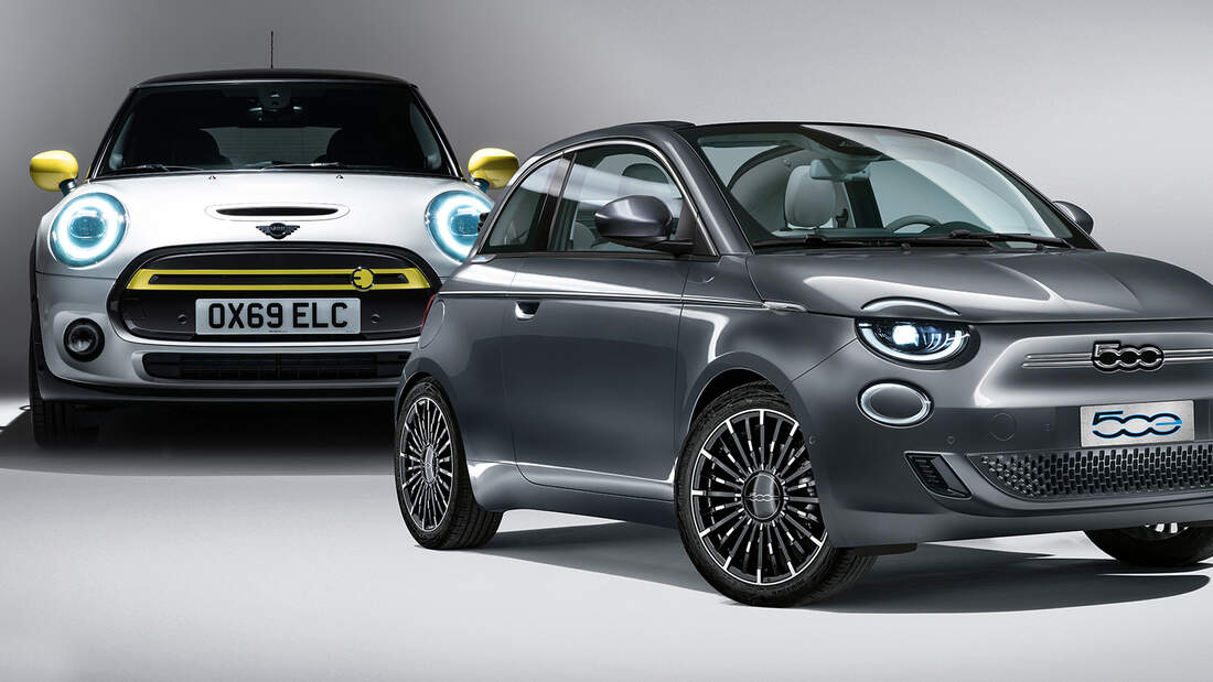 Fiat 500 und Mini Cooper SE im ersten Vergleich (2020)