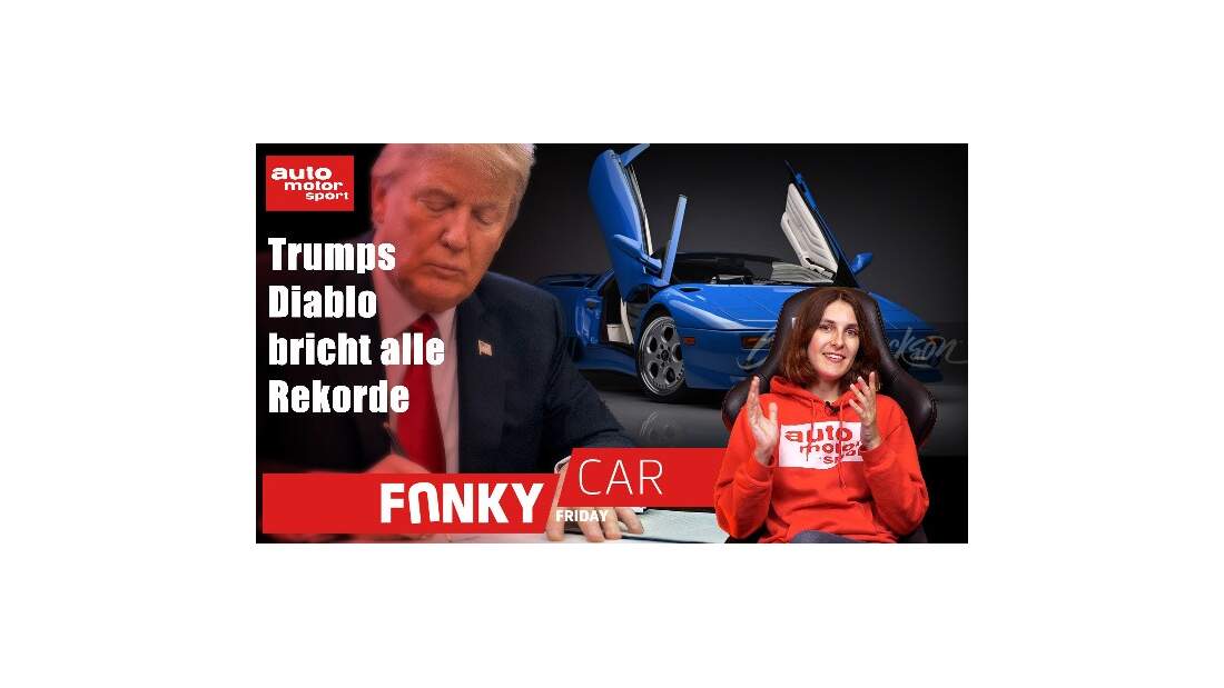 Rekordpreis für Trumps Lamborghini Diablo