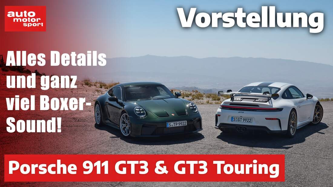 Das Facelift für Porsche 911 GT3 & GT3 Touring im Detail