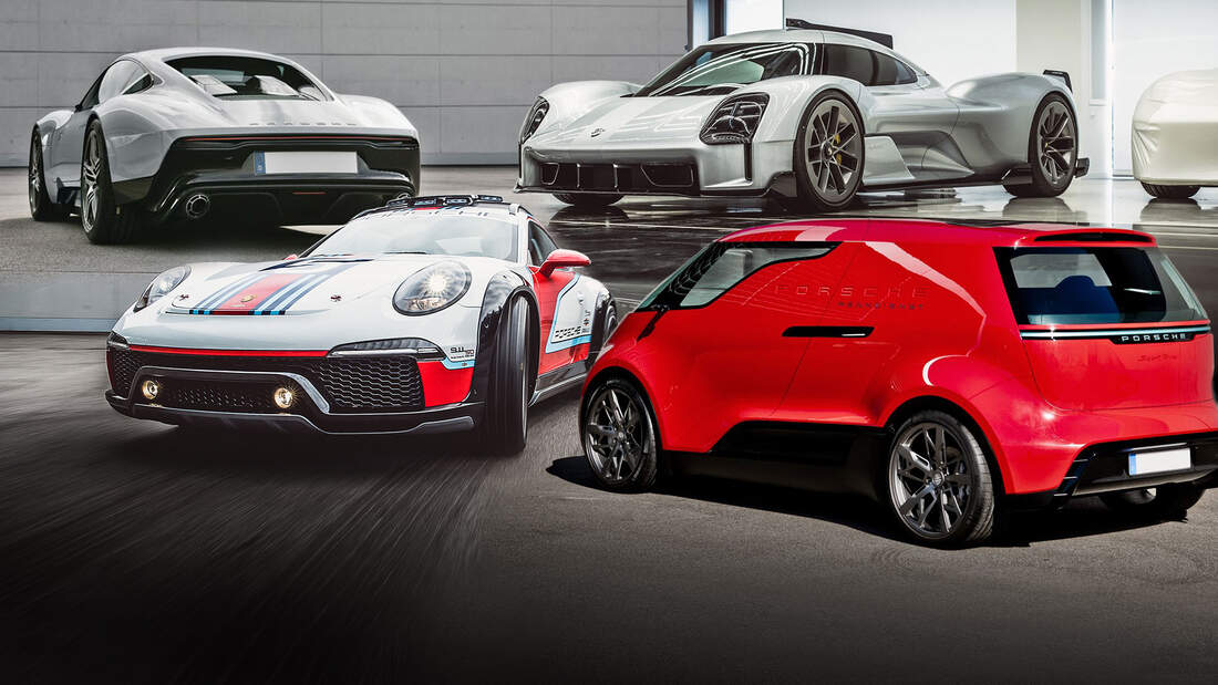 Das sind die geheimen Designstudien von Porsche