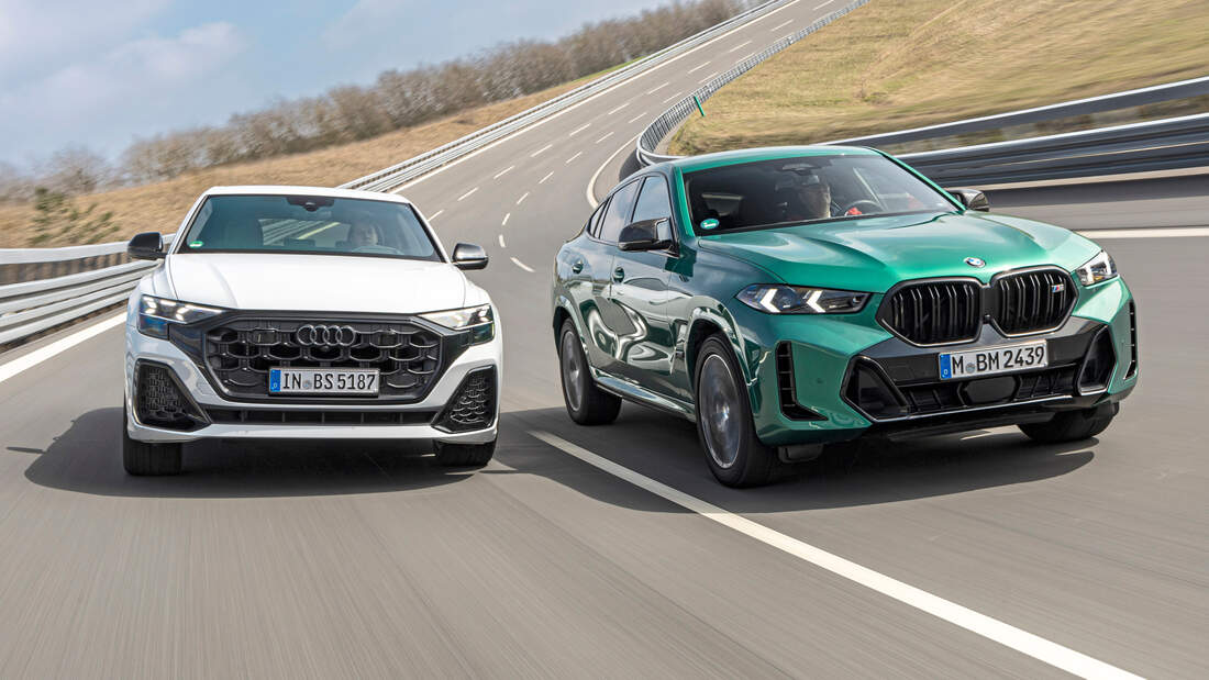 Audi SQ8 TFSI und BMW X6 M60i im Vergleichstest (Technische Daten)