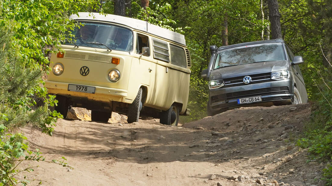 VW T2 4x4 im Vergleich mit T6 Syncro: Vom Prototyp zum Erfolgsmodell