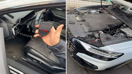 Q8 mit Blaulicht erwischt: Polizei stoppt "Präsidenten"-Audi