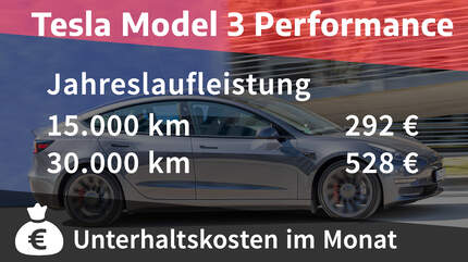 Kosten und Realverbrauch: Tesla Model 3 Performance