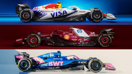 Formel-1-Show in London: Bilder der neuen Autos für 2025