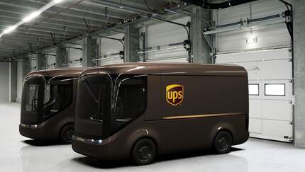Ups arrival van store