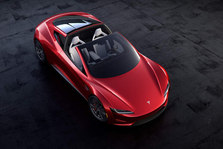 Tesla roadster plaid store